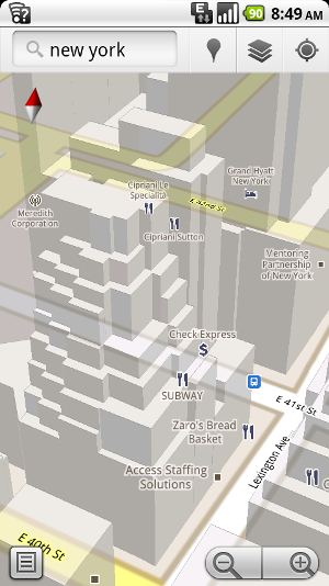 Google Maps for Android goes 3D Google Maps for Android goes 3D