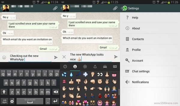 New WhatsApp update has Holo theme UI New WhatsApp update has Holo theme UI
