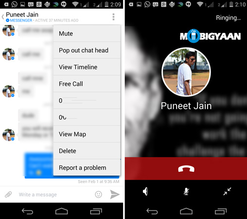 Facebook Messenger gets Free Voice Call support in India Facebook Messenger gets Free Voice Call support in India