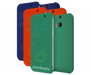 Official flip covers of the All New HTC One leak out in different colors