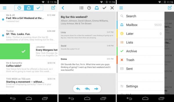 Dropbox launches Mailbox for Android and Carousel Gallery app
