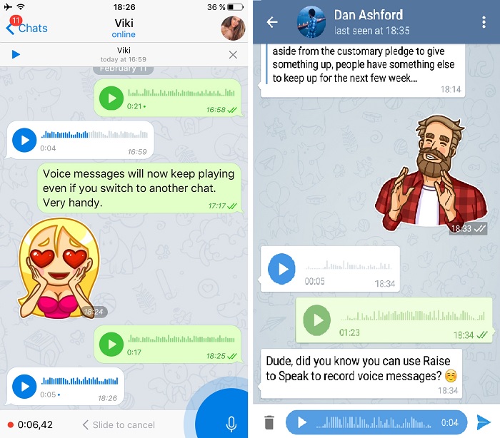 Telegram update brings improved voice messages, secret chats, photo ... Telegram update brings improved voice messages, secret chats, photo ...