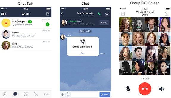 LINE adds group voice calling feature with up to 200 users LINE adds group voice calling feature with up to 200 users