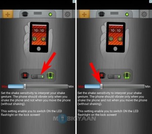 Here's the quickest way to turn on the flashlight on mobile