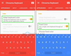 How to change keyboard color based on the app you are using [Android Guide]