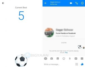 How to play Soccer Game in Facebook Messenger [Guide]