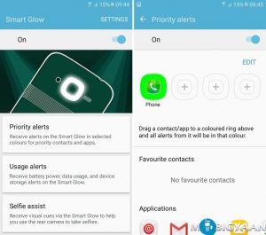 How to use Smart Glow on Samsung Galaxy J2 (2016)