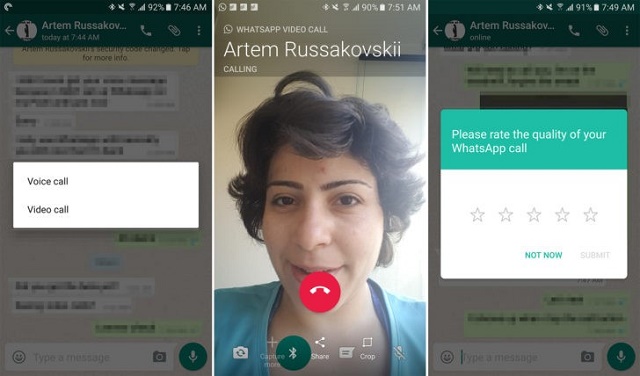 WhatsApp starts rolling out video calling feature WhatsApp starts rolling out video calling feature