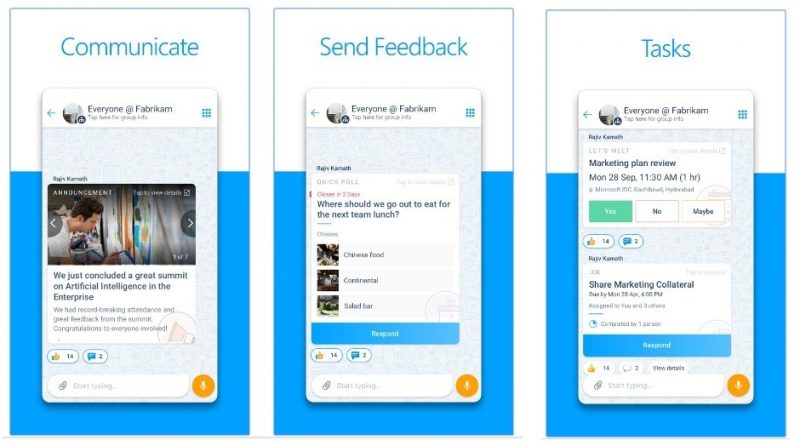 Microsoft Introduces Kaizala Chat App In India For Android