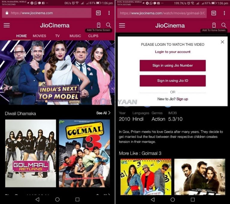 JioCinema is now available on web