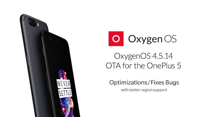 OxygenOS 4.5.14 update rolling out to OnePlus 5 with Airtel VoLTE support OxygenOS 4.5.14 update rolling out to OnePlus 5 with Airtel VoLTE support