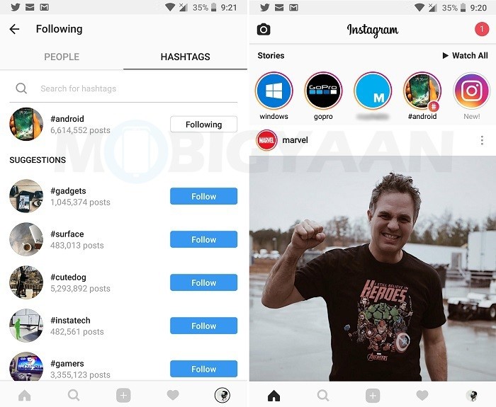 You can now follow hashtags on Instagram You can now follow hashtags on Instagram