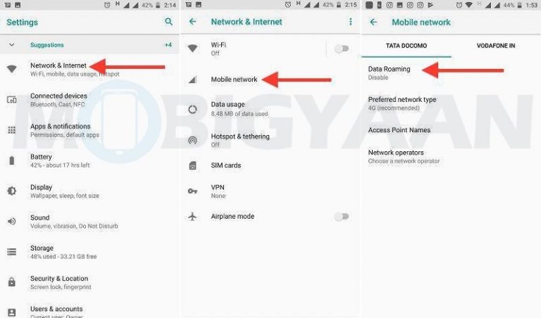 How to enable Data Roaming on Motorola Moto Z2 Force [Guide]