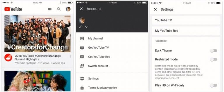 YouTube for iOS gets Dark Mode, Android to get it "soon"