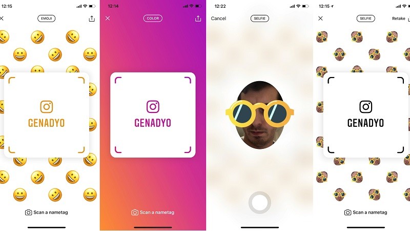 Instagram starts testing Nametags, a clone of Snapchat's Snapcodes Instagram starts testing Nametags, a clone of Snapchat's Snapcodes