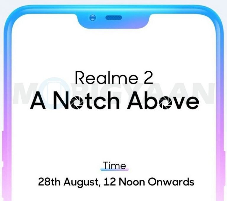 Realme 2 launching in India on August 28 with notched display, dual ...