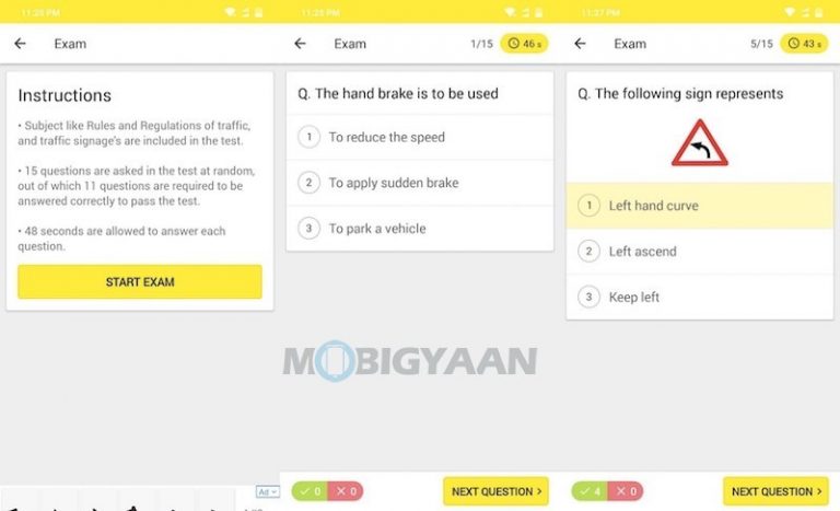 This App helps you pass RTO Exam to get Driving Licence