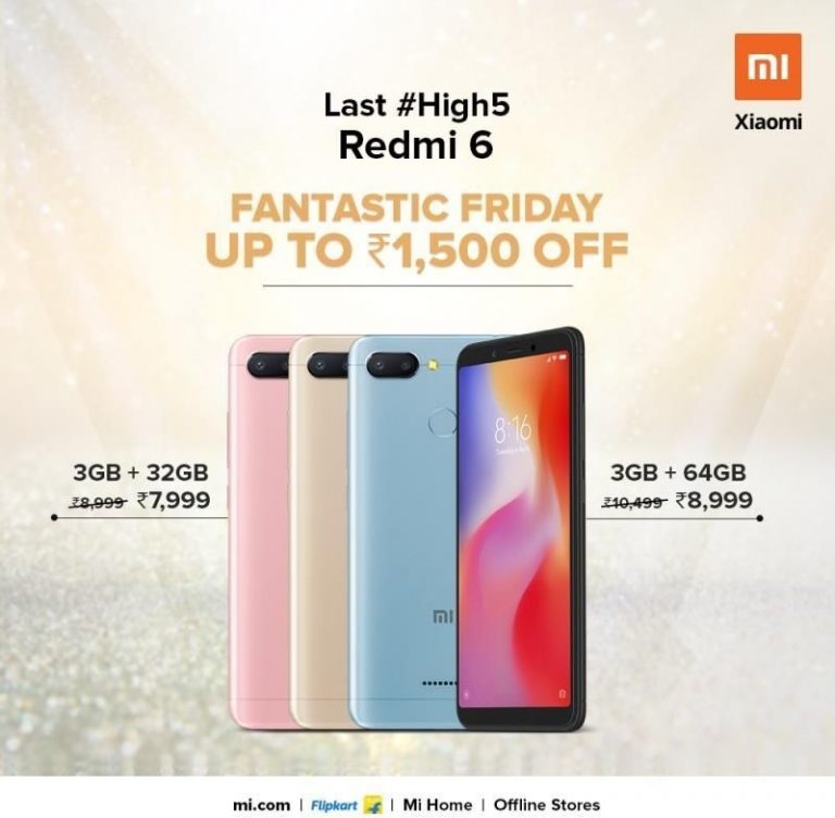 Redmi 6 is the fifth Xiaomi smartphone to get a price cut in India this ...