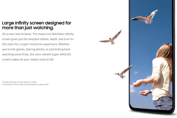 Samsung Galaxy A90 confirmed to feature notch-less Infinity display Samsung Galaxy A90 confirmed to feature notch-less Infinity display