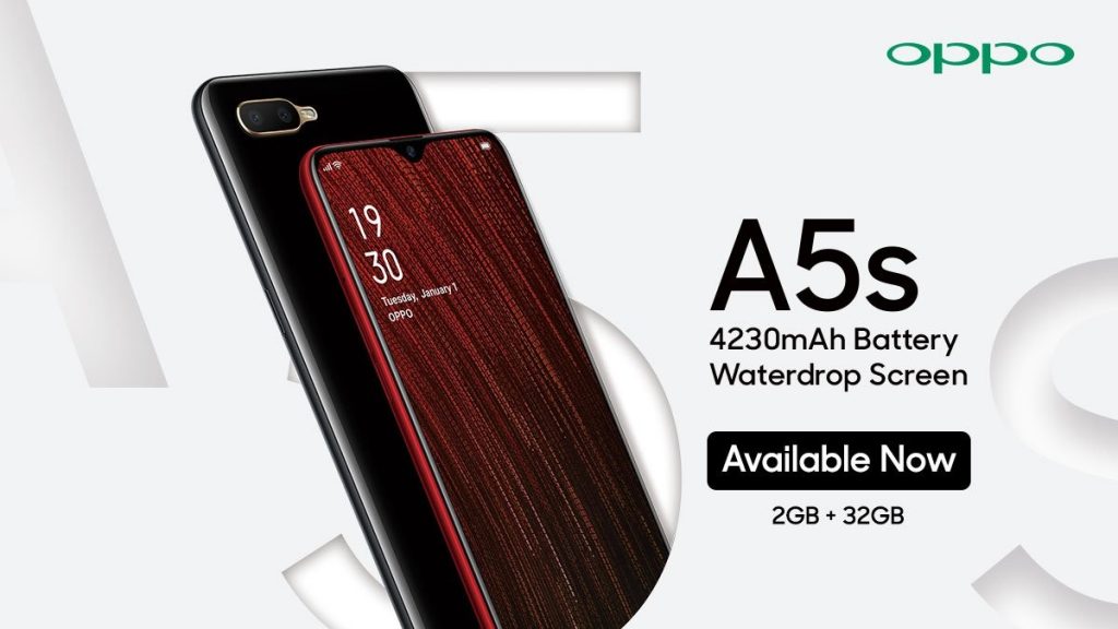 Oppo A5s goes official in India; packs 6.2-inch HD+ display, Helio P35 ...