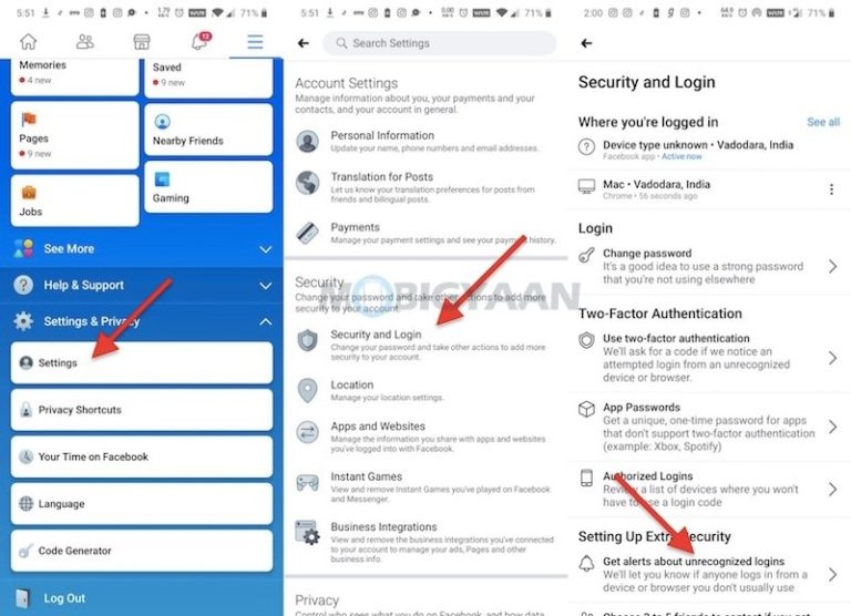 How to get unrecognized login alerts on Facebook [Guide]