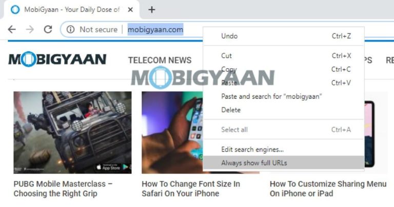 How to always show full URL in Chrome address bar [Guide]