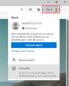 How to create and manage multiple profiles in Microsoft Edge