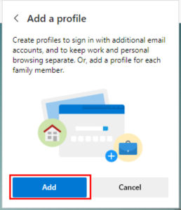 How to create and manage multiple profiles in Microsoft Edge