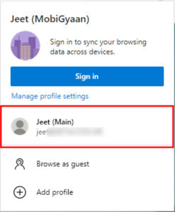 How to create and manage multiple profiles in Microsoft Edge