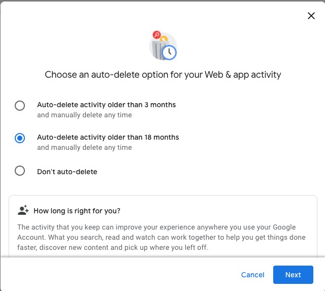 How to auto delete web and location data from Google How to auto delete web and location data from Google