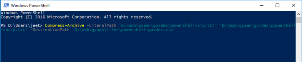 How to Zip and Unzip files using PowerShell in Windows How to Zip and Unzip files using PowerShell in Windows