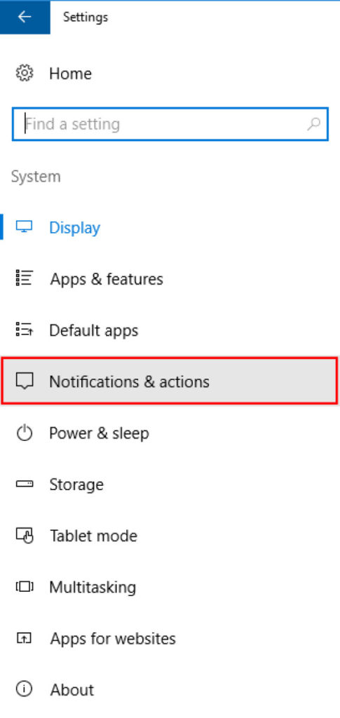 How to disable notification pop-ups in Windows 10