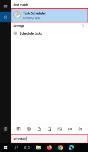 How to schedule automatic shutdown in Windows 10