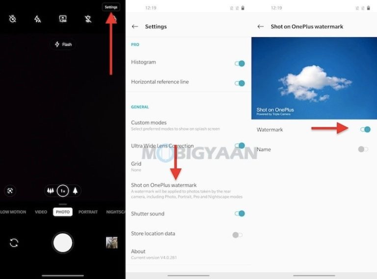 How To Get Shot On OnePlus Watermark On OnePlus Nord