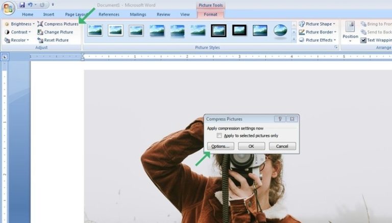 How to Compress Images in Microsoft Word