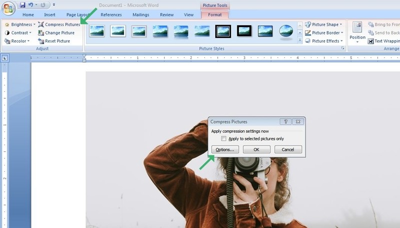 How To Compress Images In Microsoft Word