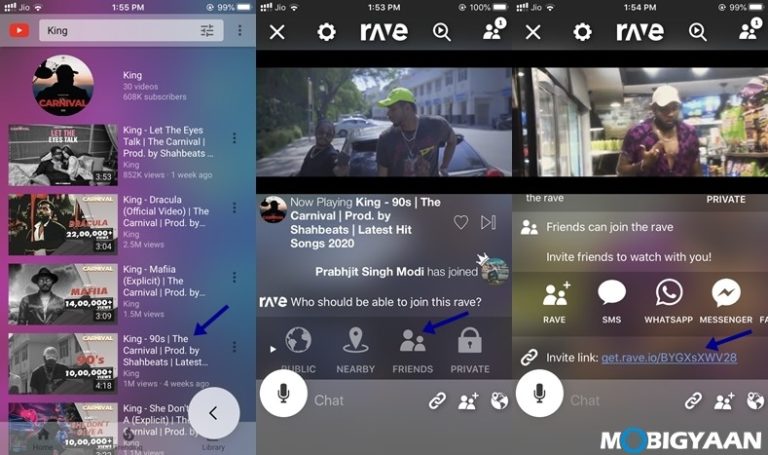 How to watch YouTube videos together with your Friends