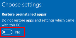 How to use Fresh Start feature in Windows 10