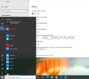 How to hide apps in Start menu on Windows 10