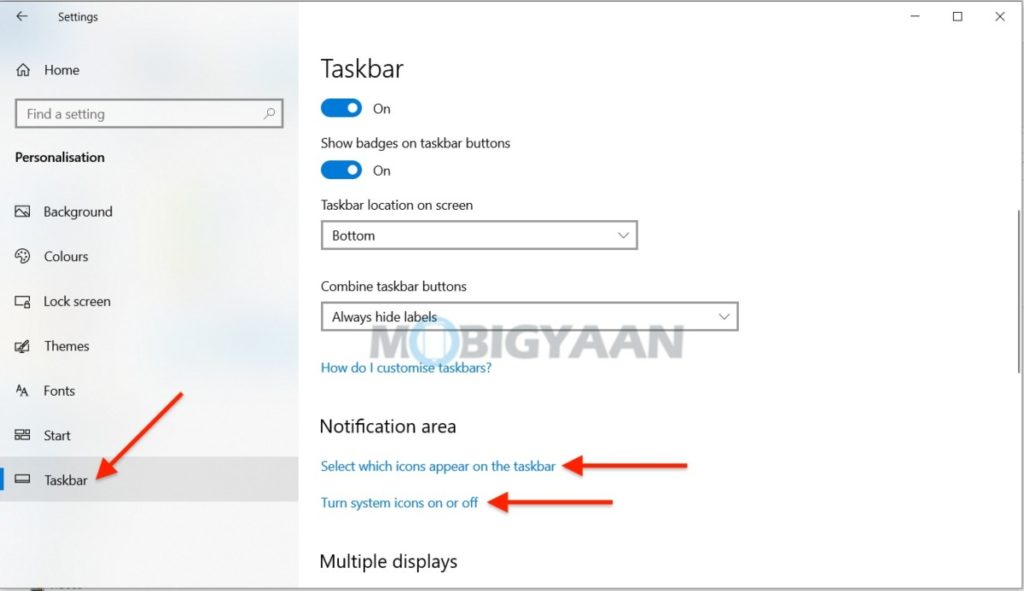 How to remove taskbar icons in the system tray [Windows 10]