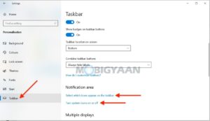 How to remove taskbar icons in the system tray [Windows 10]