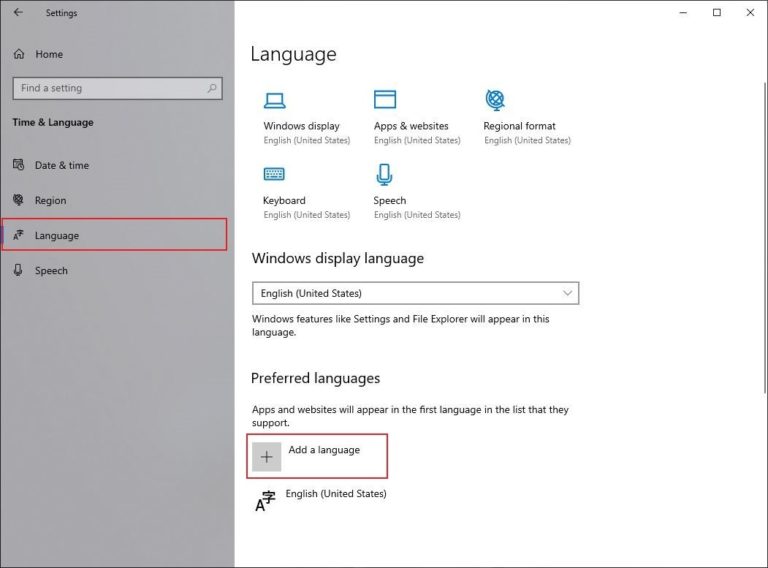 How To Change Language In Your Windows 10 Computer