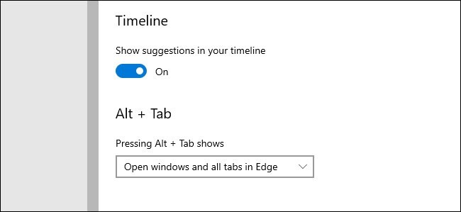 How to disable Microsoft Edge tabs in Windows task switcher How to disable Microsoft Edge tabs in Windows task switcher