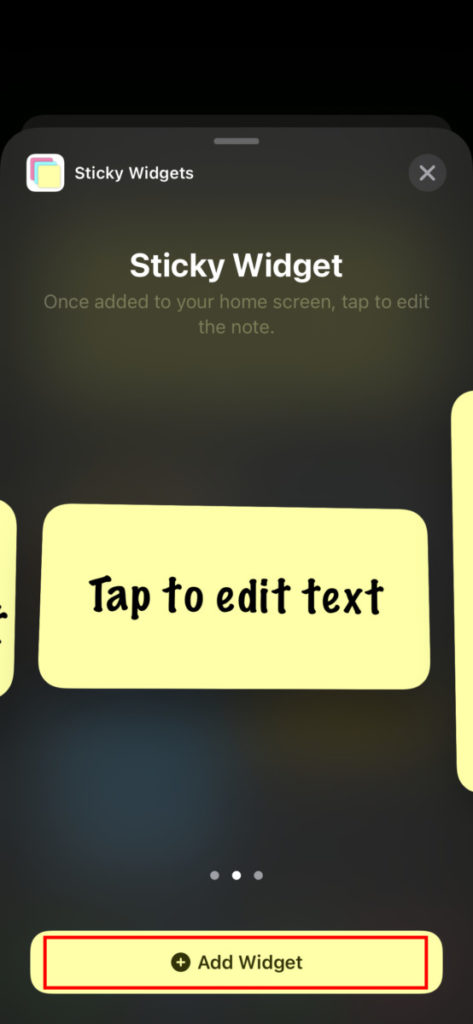 How to get Sticky Notes on your iPhone home screen