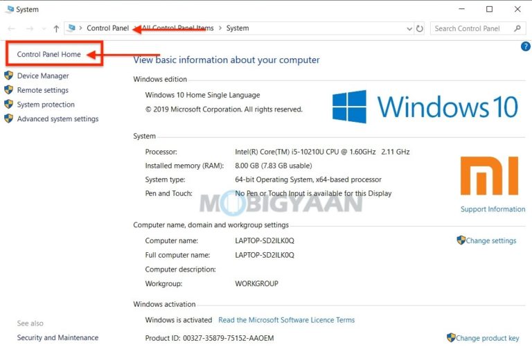 5 ways to open Control Panel on Windows 10