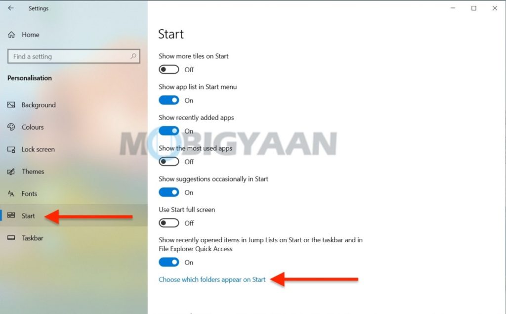 How to add folder shortcuts to the Start Menu [Windows 10]