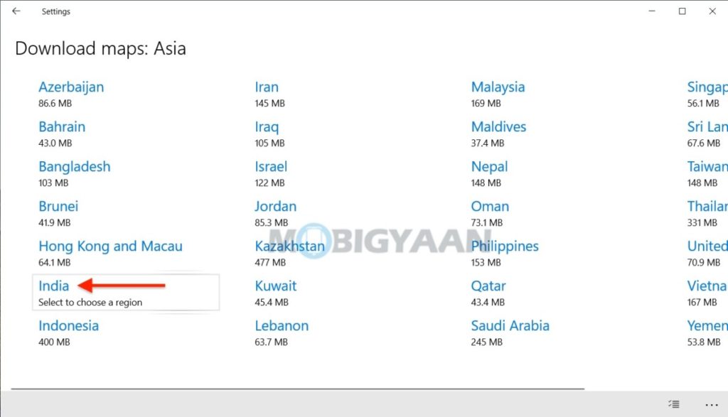 How to download offline maps on Windows 10