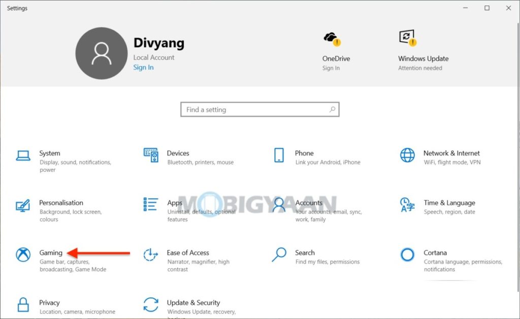 How to enable or disable Xbox Game Bar in Windows 10