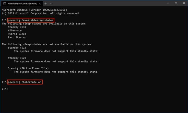 How to enable Hibernation in Windows 10 using Command Prompt How to enable Hibernation in Windows 10 using Command Prompt