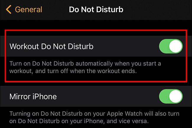 How to automatically enable Do Not Disturb mode for workout in Apple Watch How to automatically enable Do Not Disturb mode for workout in Apple Watch